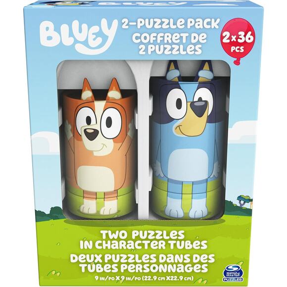 Does Not Apply | Party Supplies | Bluey 36piece Jigsaw Puzzles Two Pack ...